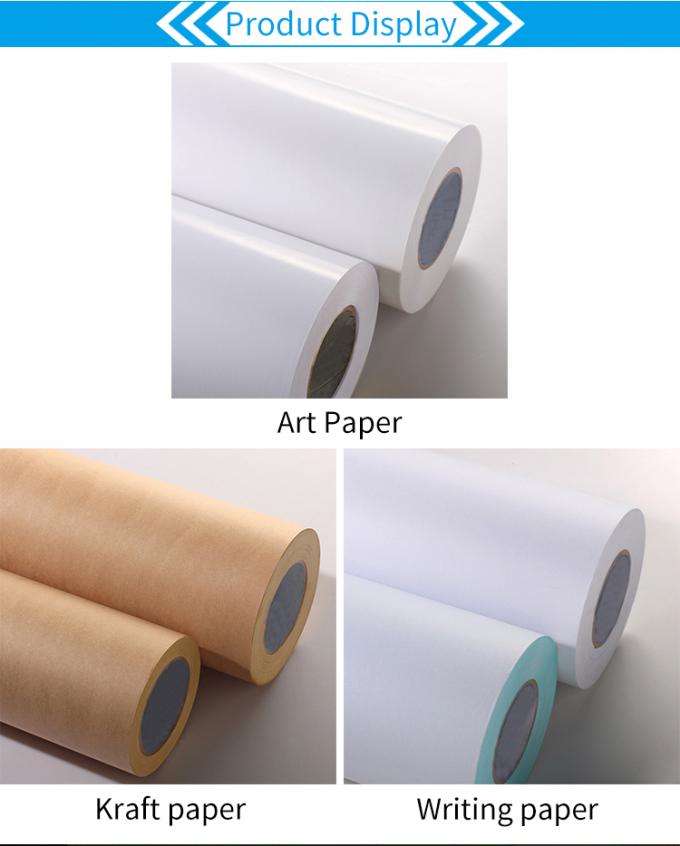 75G Cast Coated Paper 1080mm Strong Adhesive Labels